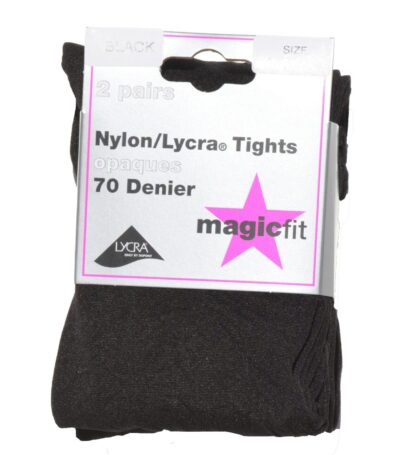 70 DENIER TIGHTS - BLACK - Cain of Heswall