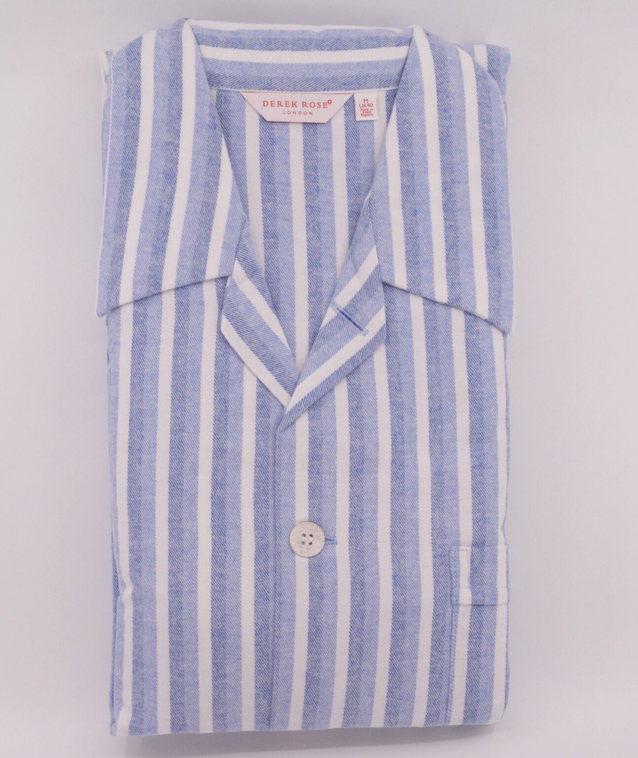 DR2 WINTER STRIPE PYJAMAS - BLUE - Cain of Heswall