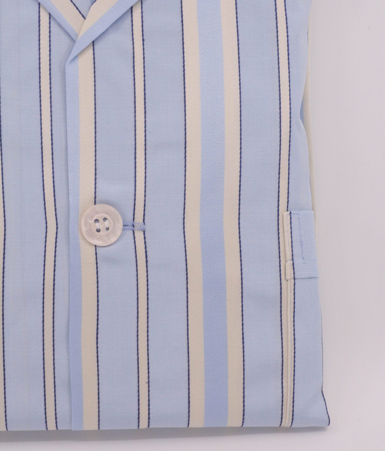 DR3 STANDARD WEIGHT STRIPE PYJAMAS - BLUE - Cain of Heswall