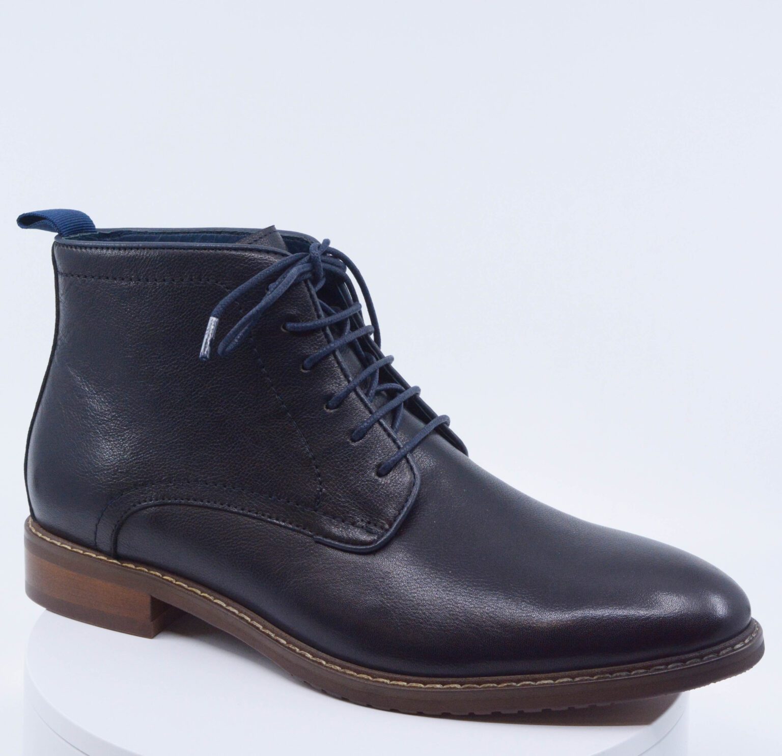 THOMAS LACE BOOT - NAVY - Cain of Heswall