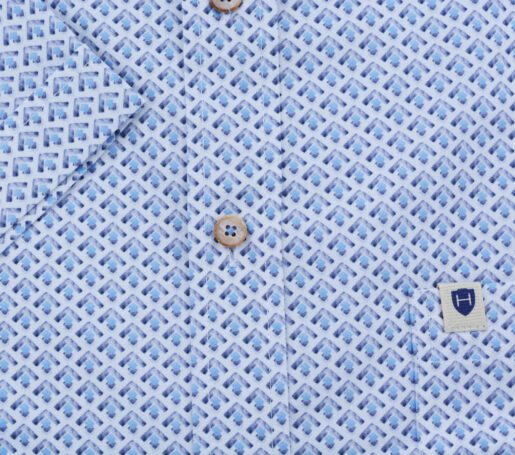 BLUE DESIGN PRINT - BLUE - Cain of Heswall