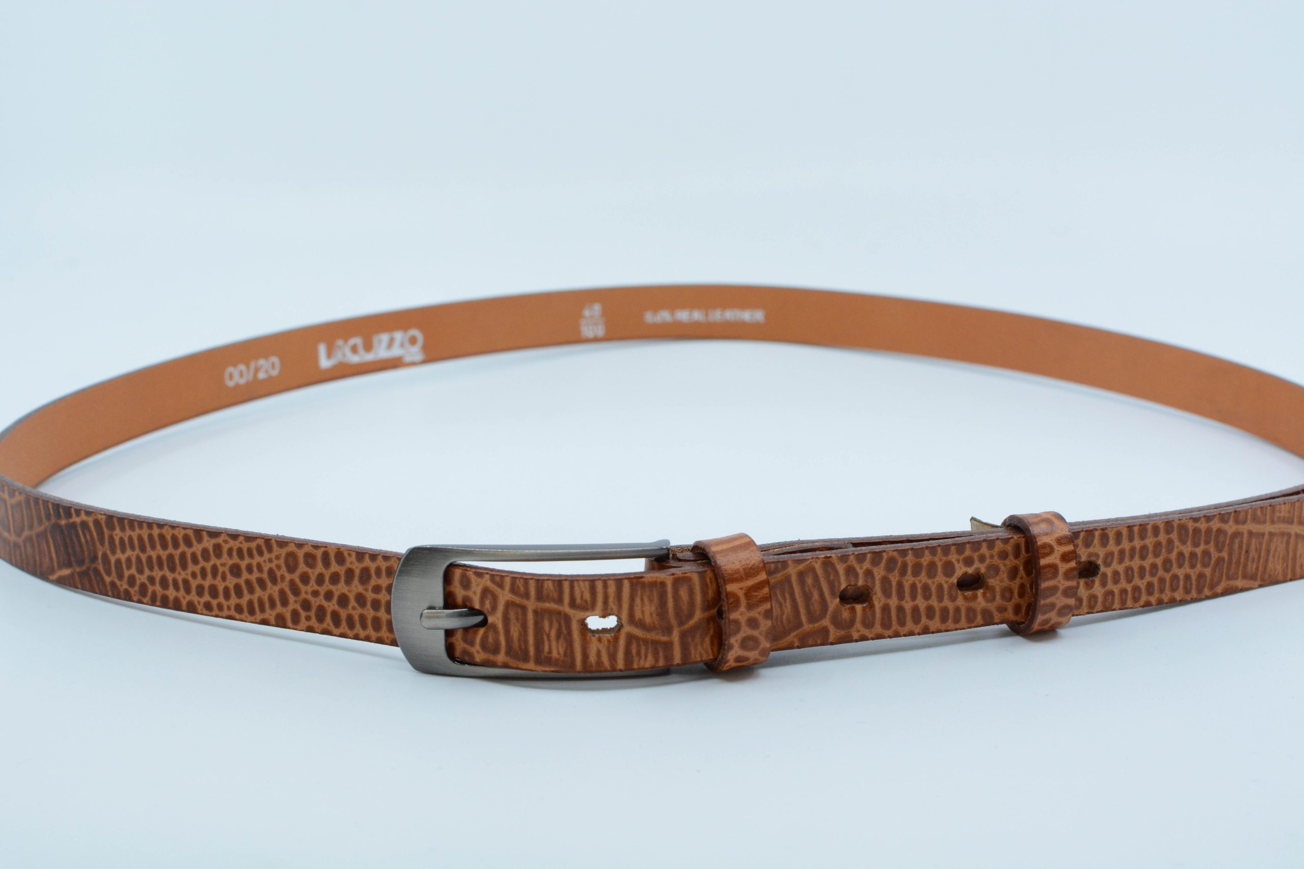 LADIES CROC BELT - TAN B-00/18S - Cain of Heswall