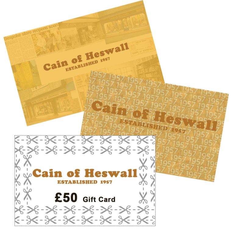 GIFT CARD - Cain of Heswall